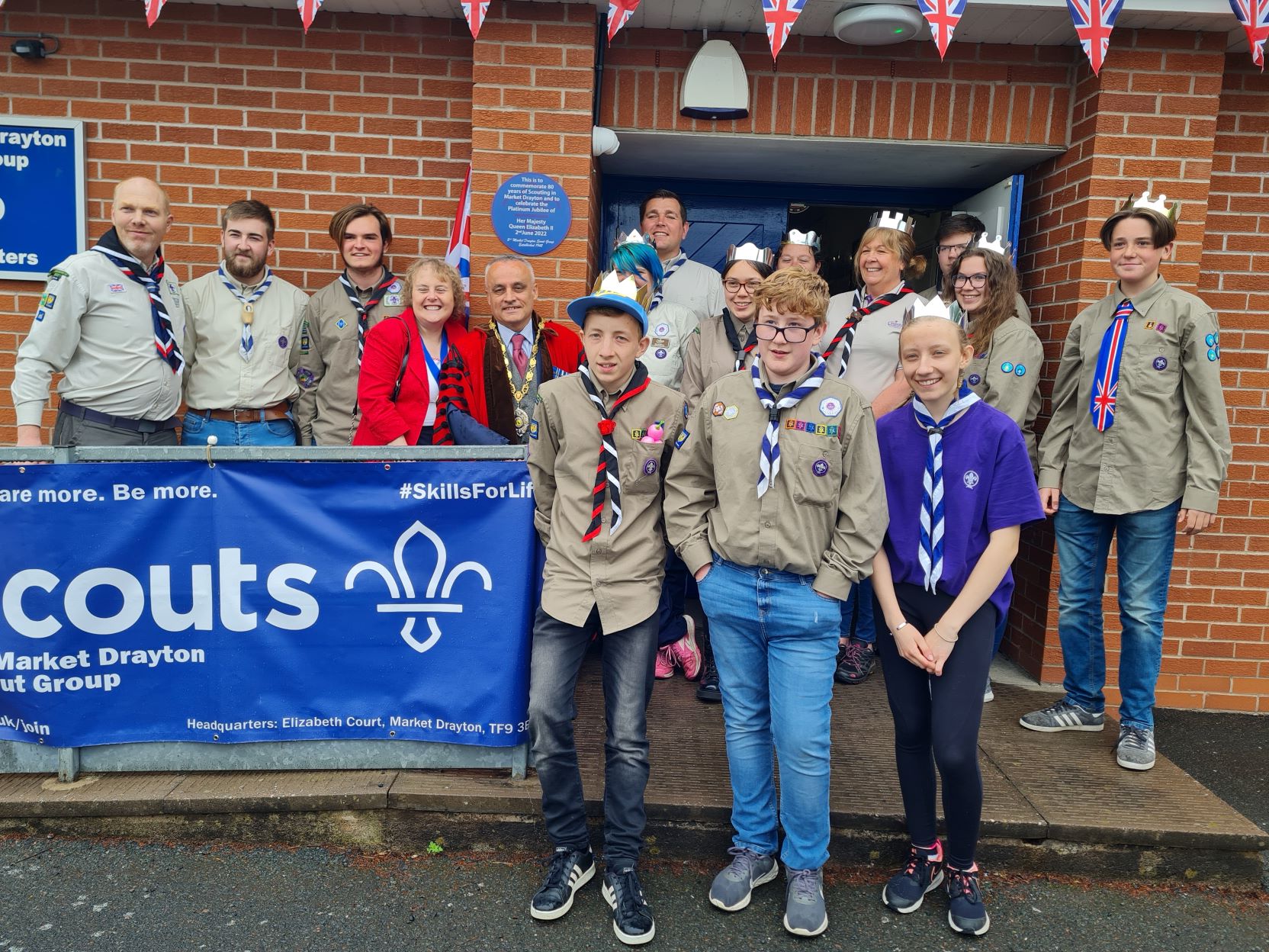 Queen's Platinum Jubilee Lunch at the Scout Hut - Market Drayton Town ...